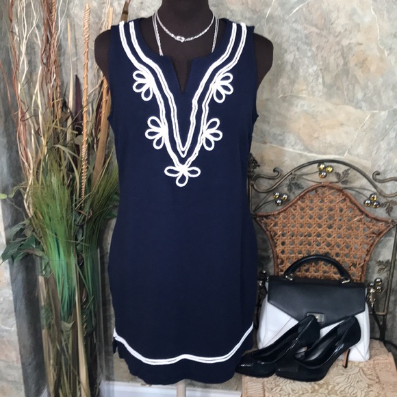 crown & ivy | Dresses | Crown And Ivy Nautical Beach Boating Dress ...